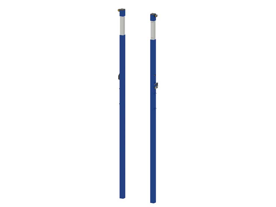 Competition Socketed Badminton Net Posts