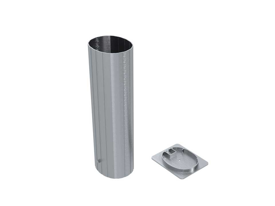 Ground sockets elliptical 100mm x 120mm for tennis posts