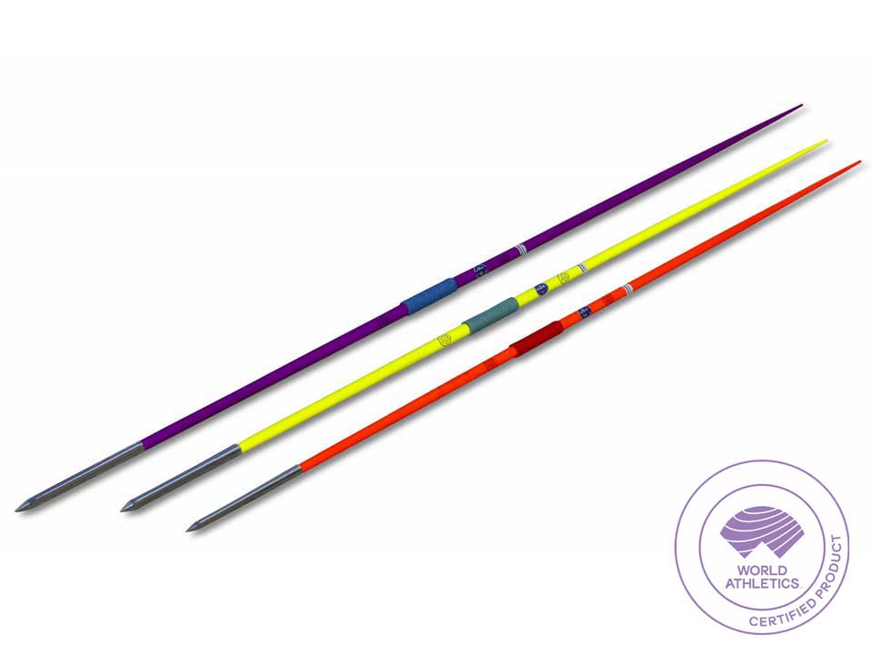 Competition javelin with stainless steel head 0.7kg