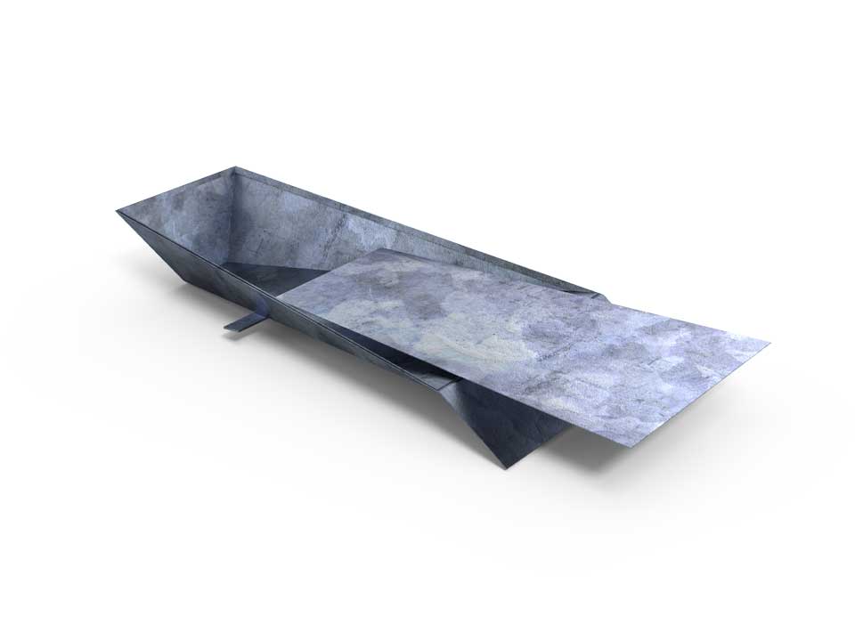 IAAF certified pole vault box with cover