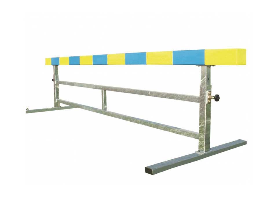 Water jump steeplechase hurdle with plate