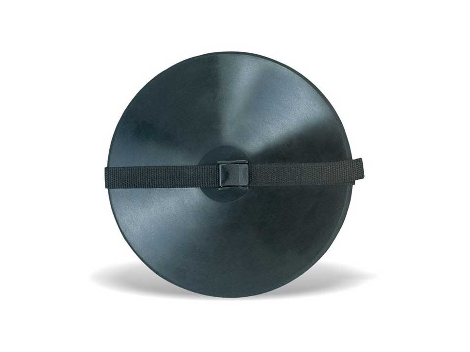 Rubber training discus with adjustable strap 2.00kg