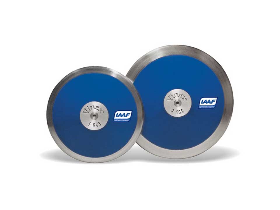 Rubber training discus with adjustable strap 2.00kg