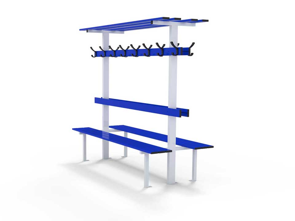 Outdoor player bench