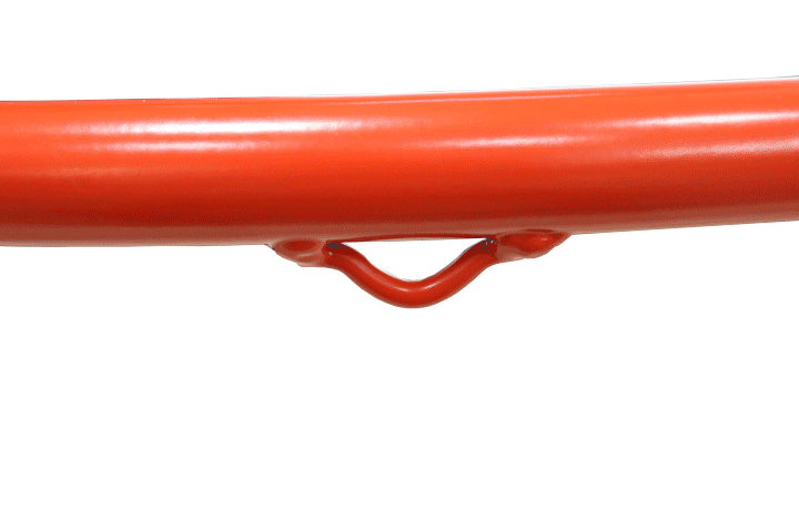 Standard basketball ring made of solid steel Ø18 with 2 braces