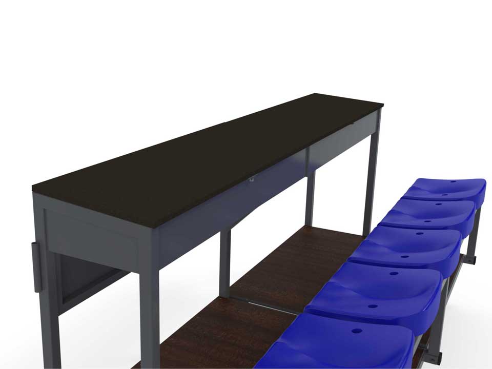 Scoring table 2.50m for 5 peoples