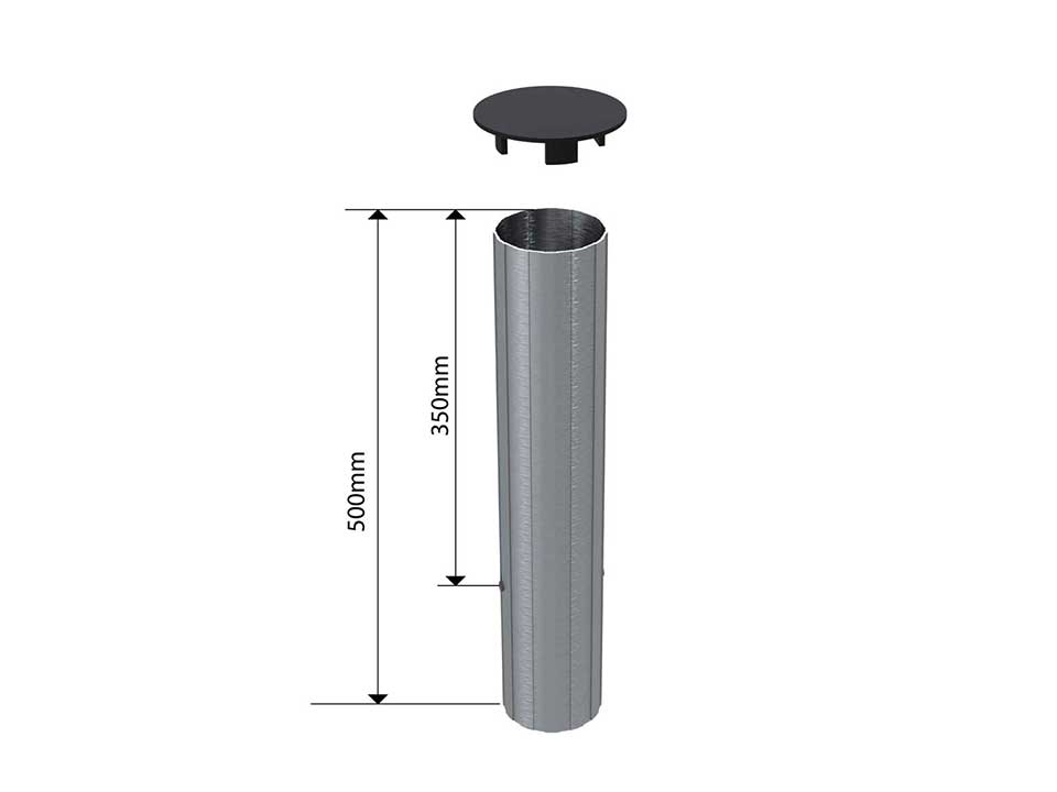 Sodex Sport - Ground socket Ø90 for junior goals