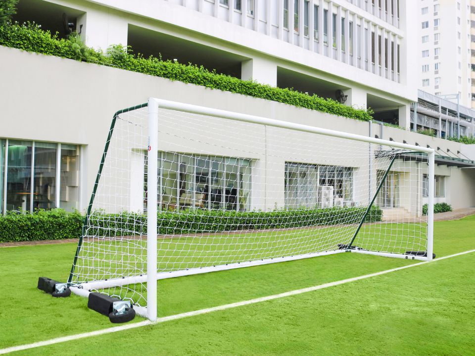 11-a-side football goal | Freestanding | 24 x 8ft (7.32 x 2.44m) | 100 ...