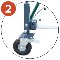 Football goal | Integrated 360° wheel kit | Sodex Sport
