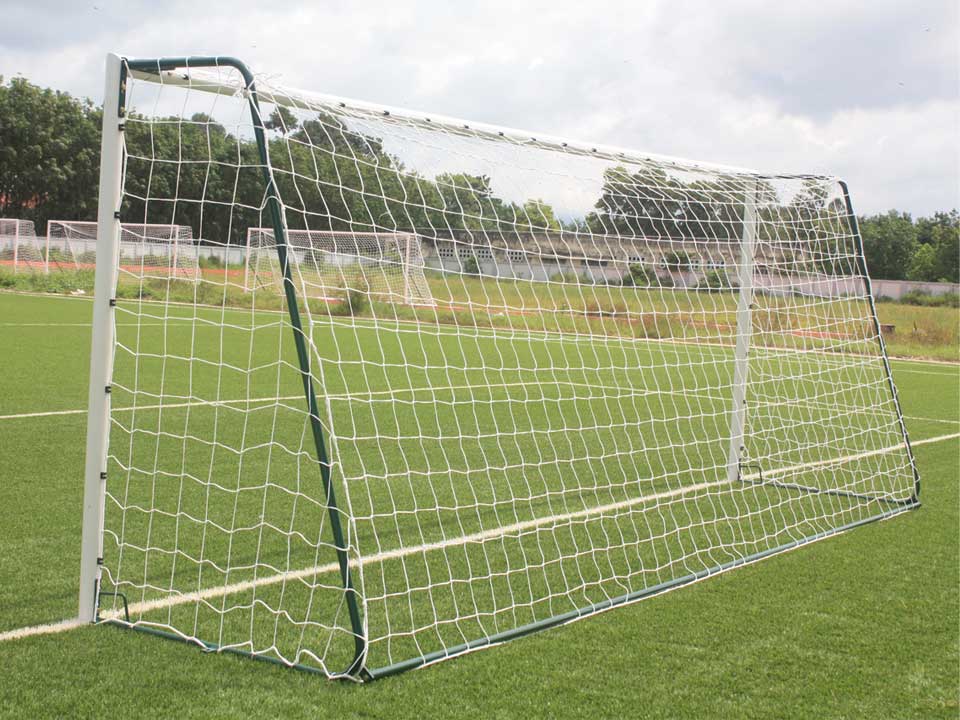 Galvanised Steel Mobile Football Goal
