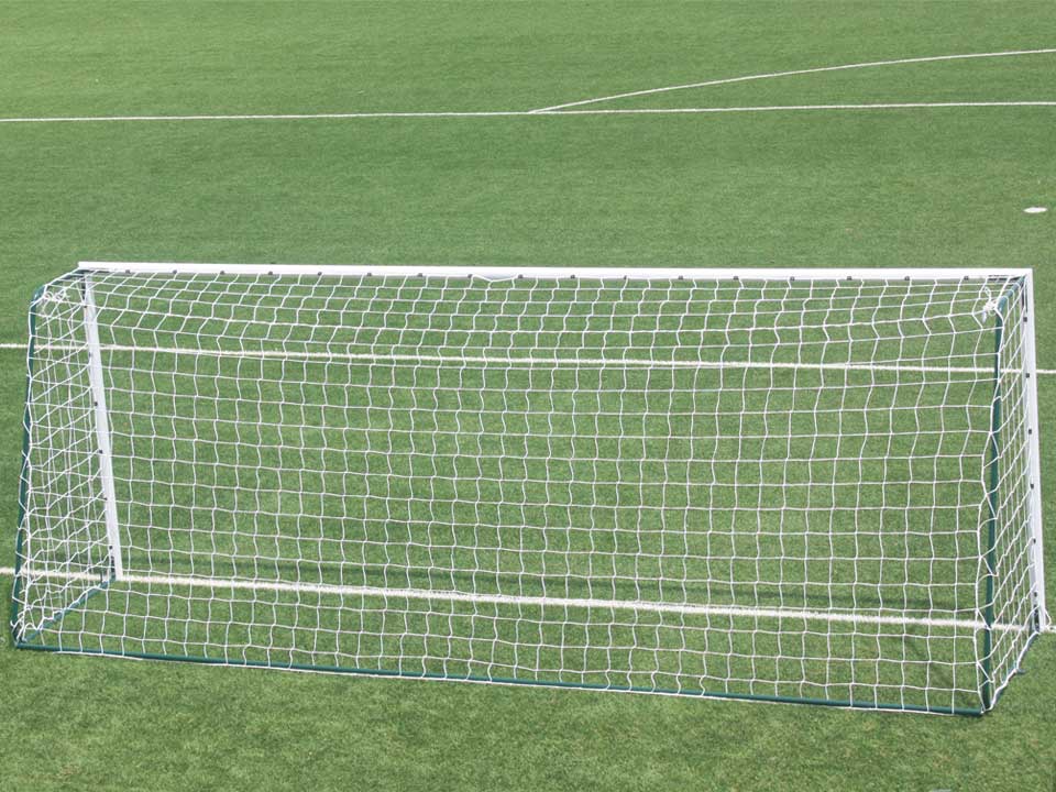 9-a-side football goal with rear frame | Freestanding | 5.0 x 2.0m ...
