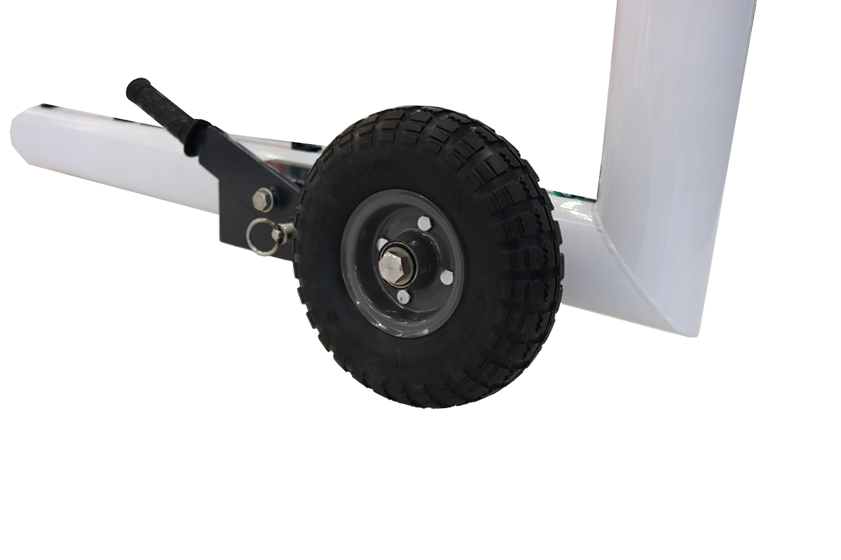 Wheel kit for freestanding football goal