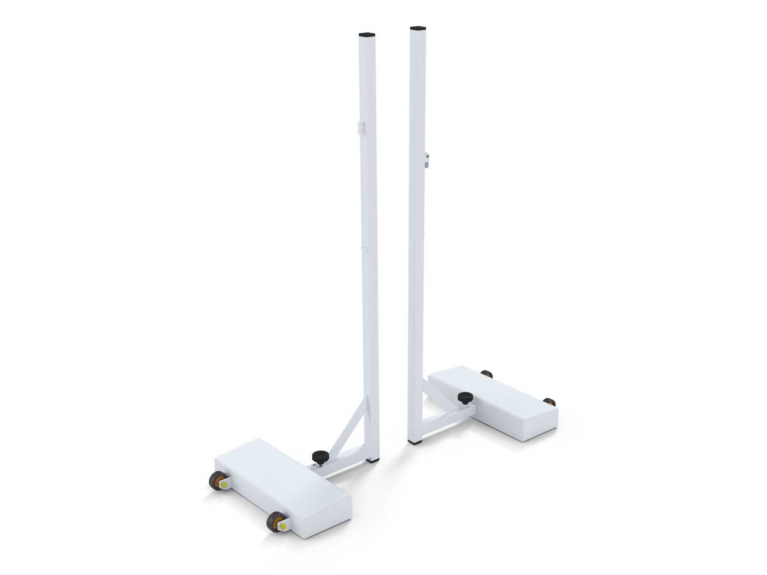 Sodex Sport - Competition mobile badminton posts in white powder coated ...