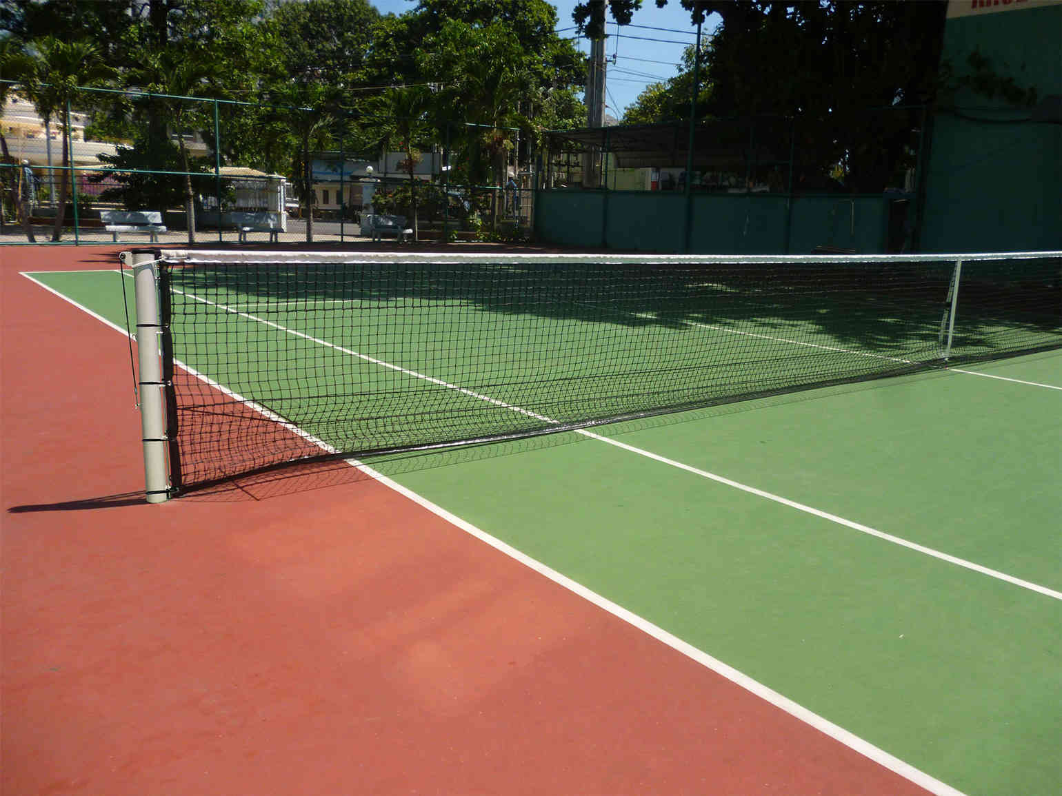 Sodex Sport - Tennis net braided Ø3.0mm, 45mm single mesh with top mesh ...